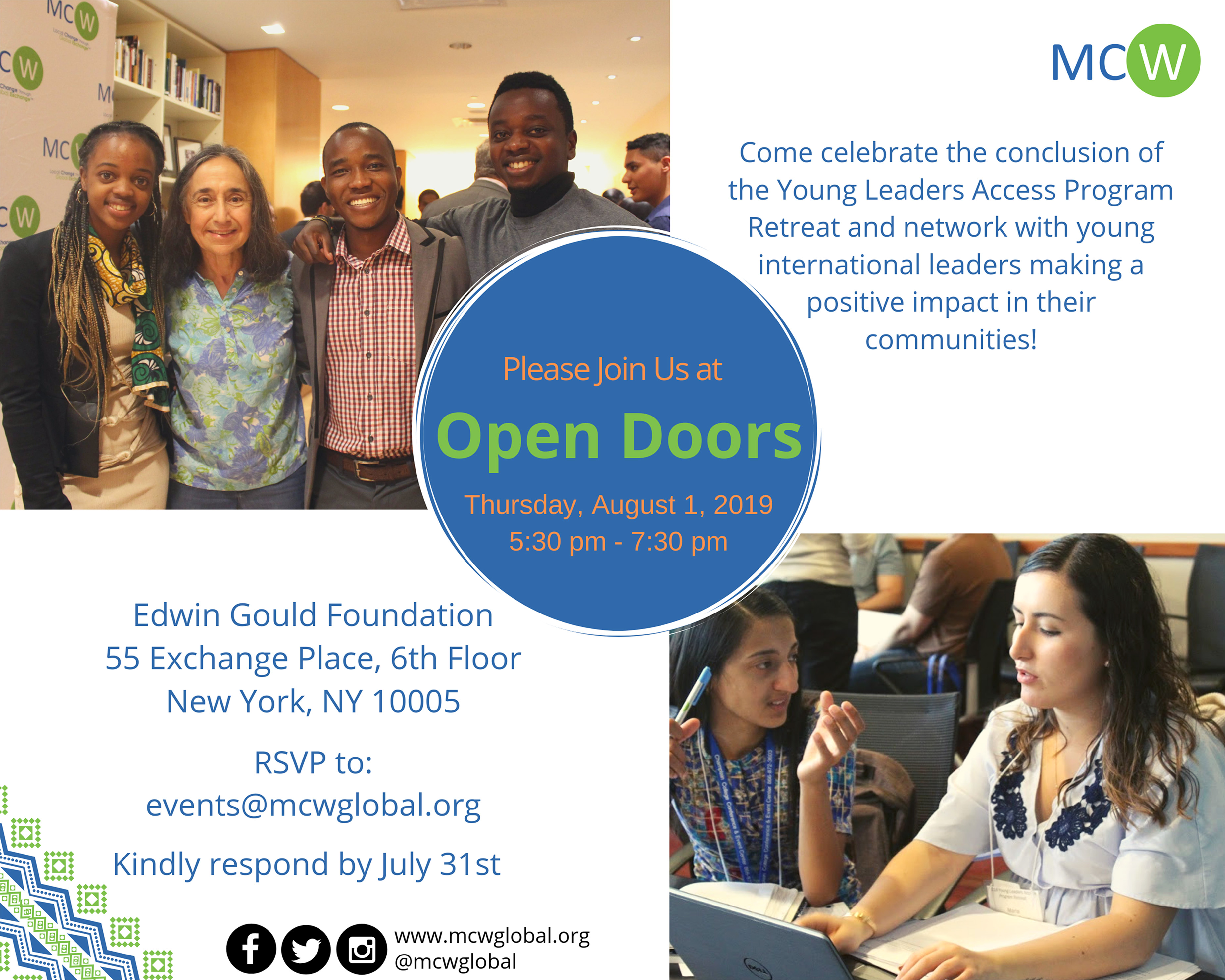 Open Doors Ceremony 2019 - MCW Global